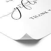 ASHER Elegant Calligraphy Cards and Gifts Sign | Zazzle