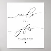 ASHER Elegant Calligraphy Cards and Gifts Sign | Zazzle