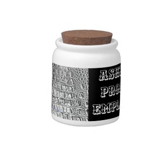 ASHES OF PROBLEM EMPLOYEES JAR BLACK & WHITE | Zazzle