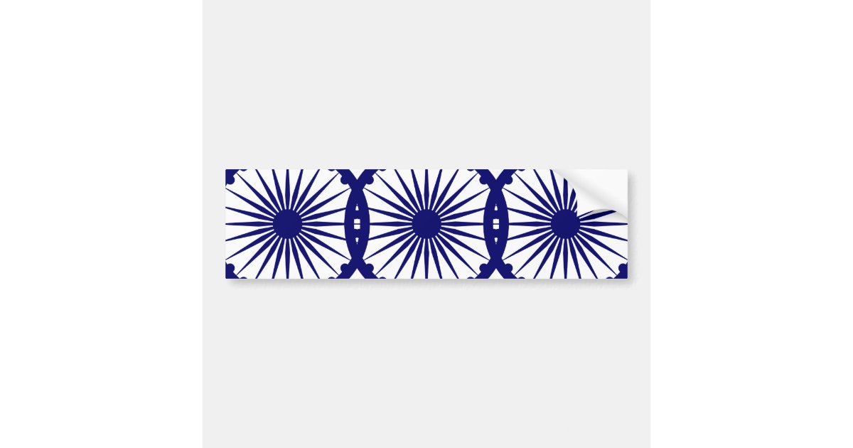 Ashoka Chakra, India flag Bumper Sticker | Zazzle