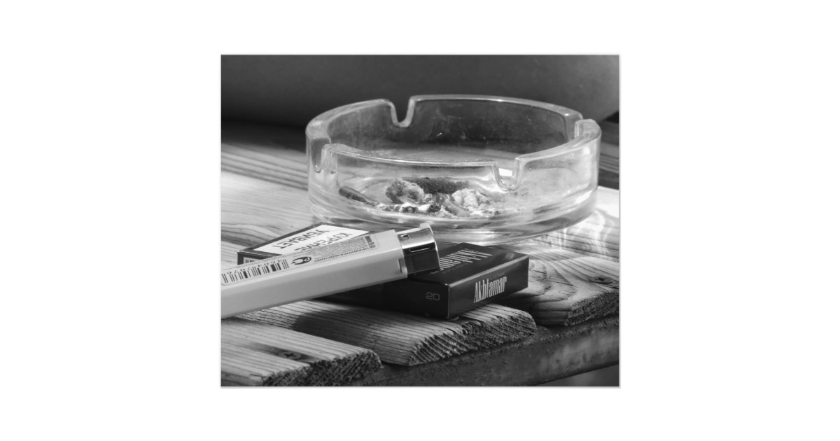 ashtray photo print | Zazzle