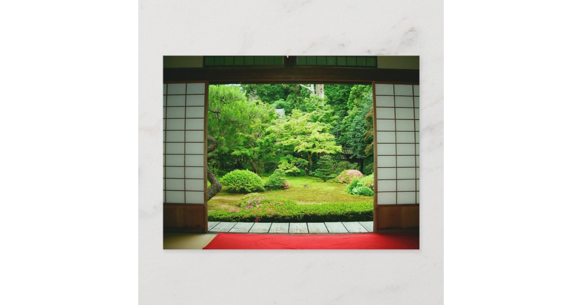 Asia, Japan, Kyoto. Zen Garden 2 Postcard | Zazzle