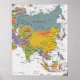 Asia Map Poster | Zazzle