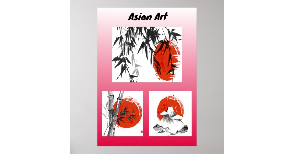Asian Art Poster | Zazzle