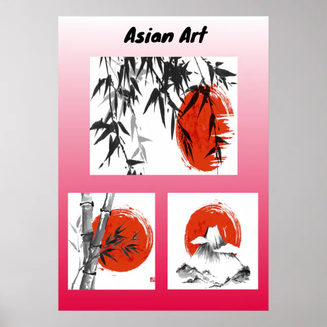 Asian Art Poster | Zazzle