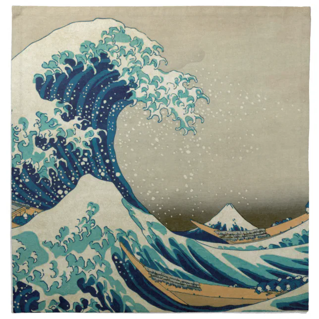 Asian Art - The Great Wave off Kanagawa Napkin | Zazzle