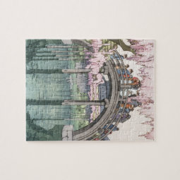 Asian Art Vintage Oriental Classic Masterpiece Jigsaw Puzzle | Zazzle