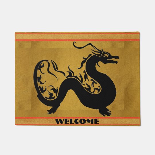 Asian Dragon Door Mat | Zazzle.com