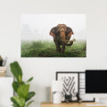 Asian Elephant in Thailand Poster | Zazzle