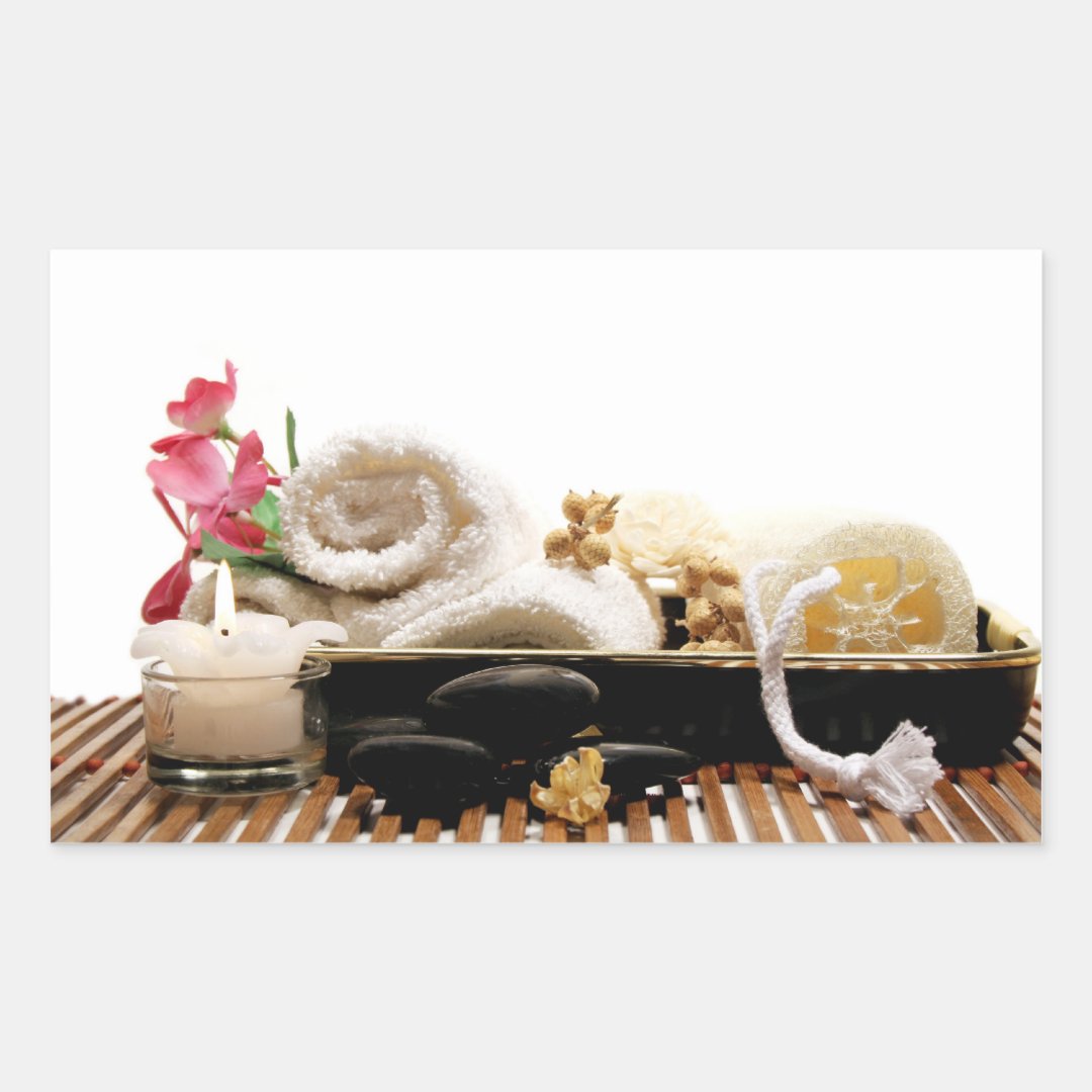 Asian Spa Sticker | Zazzle