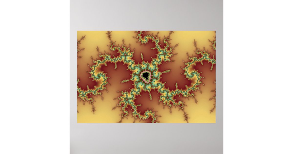 Asian Spider - Fractal Poster | Zazzle