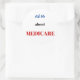 Ask Me About Medicare Stickers | Zazzle