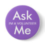 Ask Me Button for Business, School, Volunteers | Zazzle