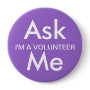 Ask Me Button for Business, School, Volunteers | Zazzle