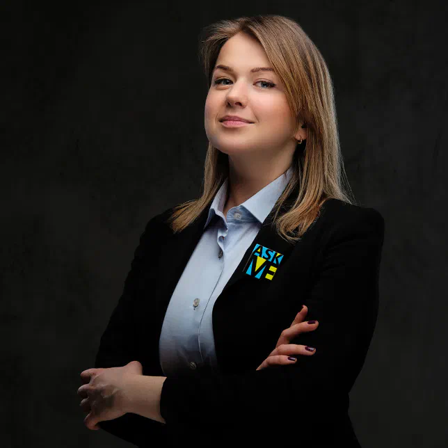 Ask Me - Museum Docent Buttons | Zazzle