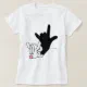 ASL Bunny Reflection I Love You Hand Sign Language T-Shirt | Zazzle