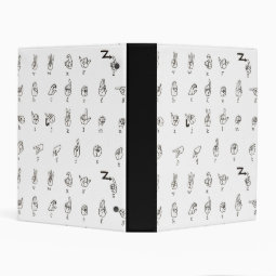 ASL Chart Binder | Zazzle
