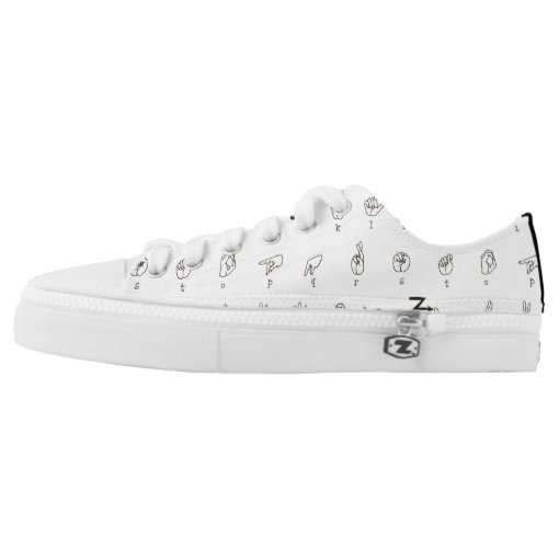 ASL Chart Shoes | Zazzle