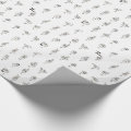 ASL Chart Wrapping Paper | Zazzle