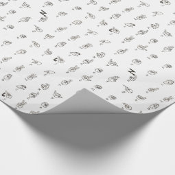 ASL Chart Wrapping Paper | Zazzle