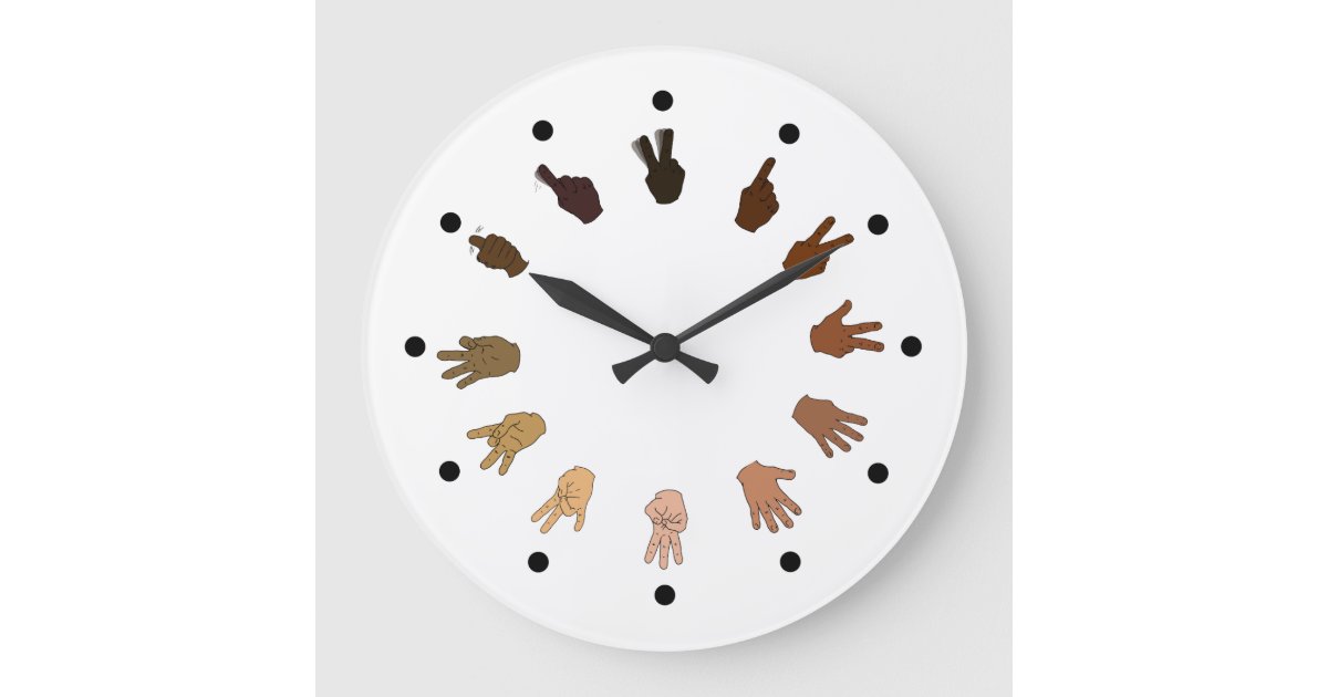 ASL Clock | Zazzle