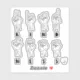 ASL Kindness Hand Sign Language © GraphicLoveShop Sticker | Zazzle