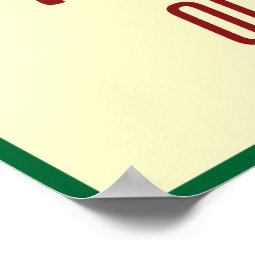 ASL Rules of the Road. A poster. Poster | Zazzle