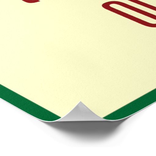 ASL Rules of the Road. A poster. Poster | Zazzle