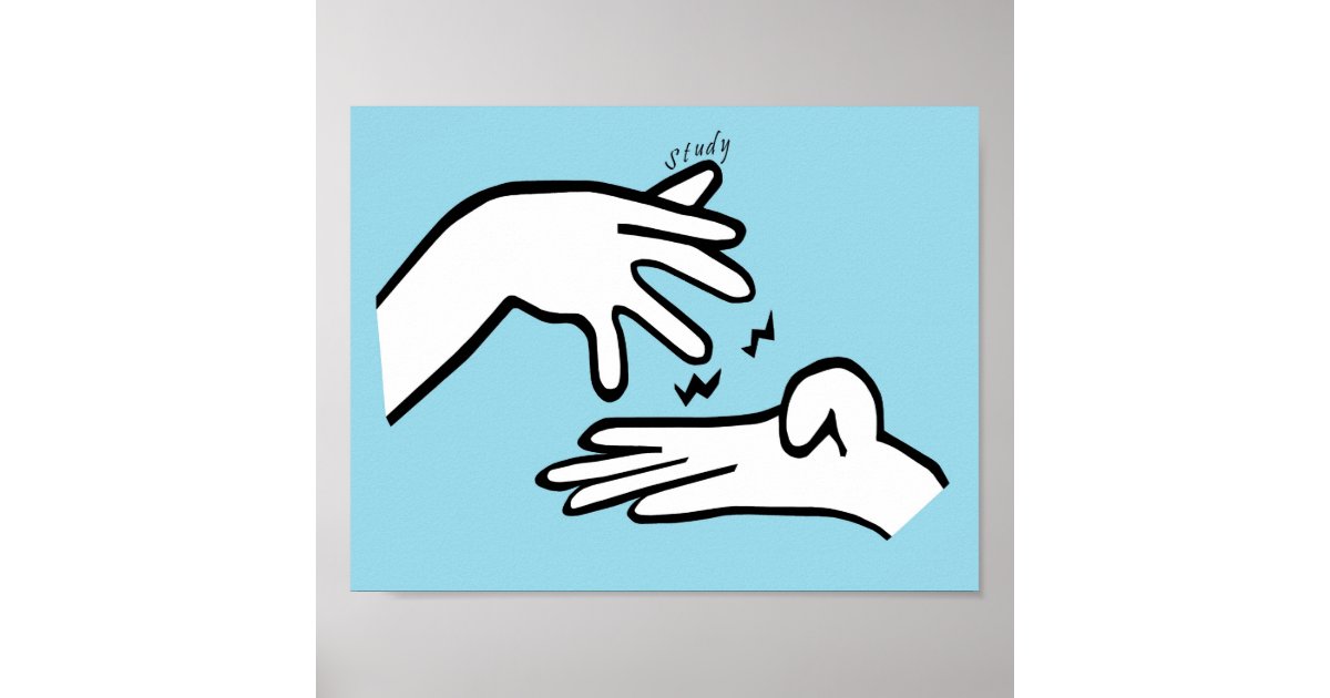 ASL Study Poster | Zazzle