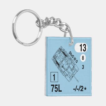ASL StuG IIIG Keychain Fob | Zazzle