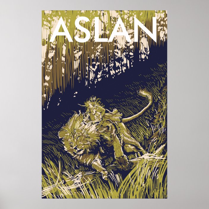 ASLAN Poster | Zazzle.com