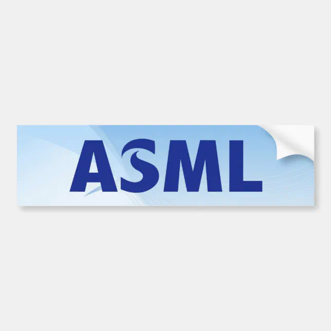 ASML Bumper Sticker | Zazzle