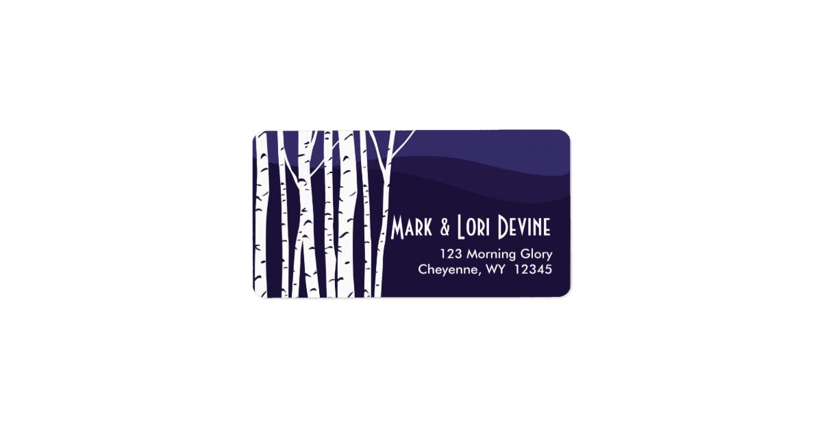 Aspen tree mountain designer labels | Zazzle