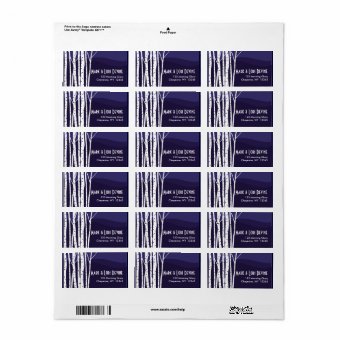 Aspen tree mountain designer labels | Zazzle
