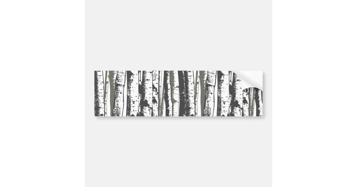 aspen trees bumper sticker | Zazzle