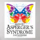 Asperger's Syndrome Butterfly Poster | Zazzle