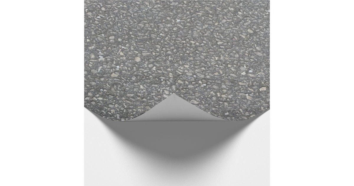 Asphalt Pavement Blacktop Texture Wrapping Paper | Zazzle