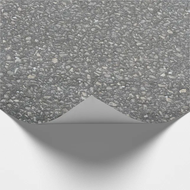 Asphalt Pavement Blacktop Texture Wrapping Paper | Zazzle