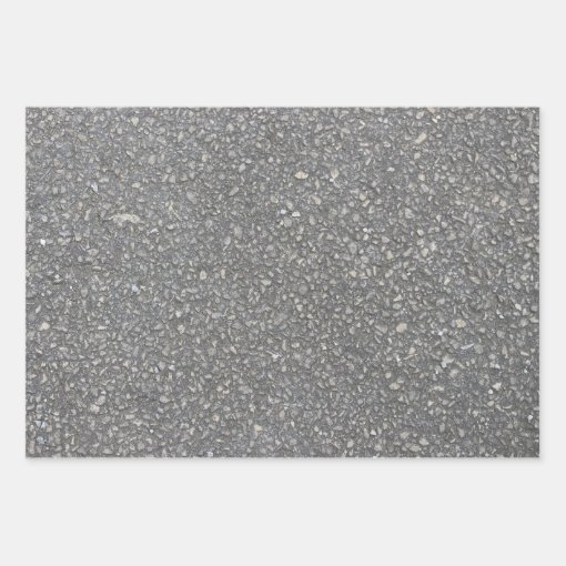 Asphalt Pavement Blacktop Texture Wrapping Paper Sheets | Zazzle