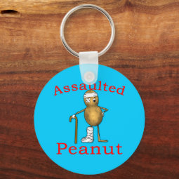 Assaulted Peanut! Funniest Joke Ever T shirt Keychain | Zazzle