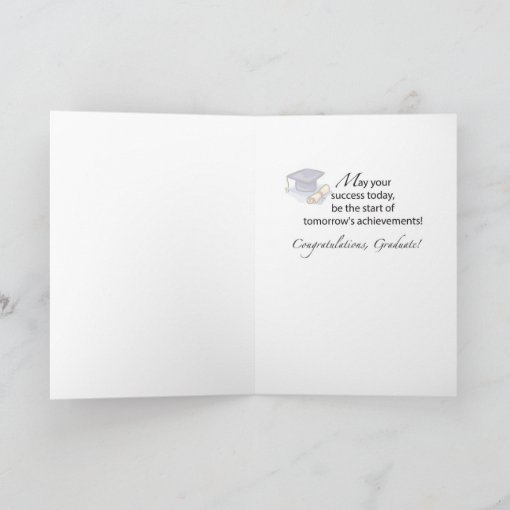 Associate Degree Graduation, Remember the Past Card | Zazzle