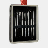 Assorted Antique Embalming Tools Metal Ornament | Zazzle
