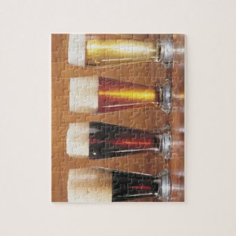 Assorted beers and ales jigsaw puzzle | Zazzle