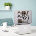 Assorted Black and Brown Mustache Sticker | Zazzle