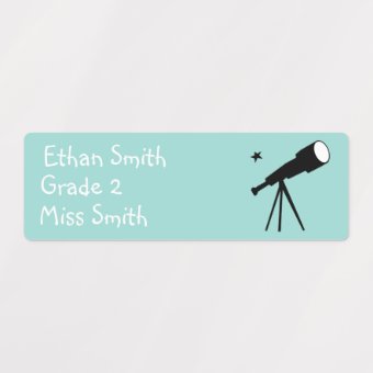 Assorted cute boy grade school kids' labels | Zazzle