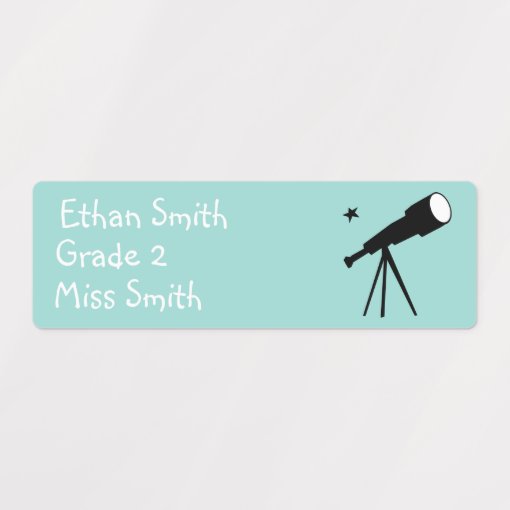Assorted cute boy grade school kids' labels | Zazzle