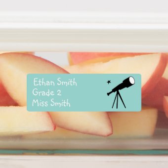 Assorted cute boy grade school kids' labels | Zazzle