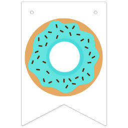 Assorted Donuts Bunting Flags | Zazzle