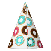 Assorted Donuts Pattern Party Hat | Zazzle