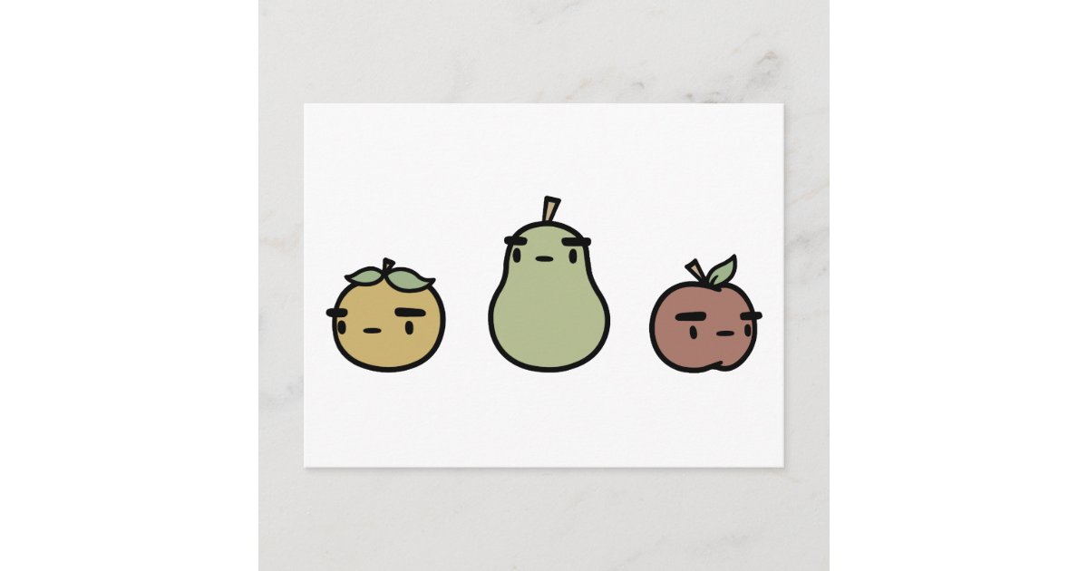 Assorted Fruit Postcard | Zazzle